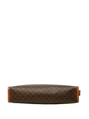 Celine 2012 Macadam Coated Canvas Clutch Bag