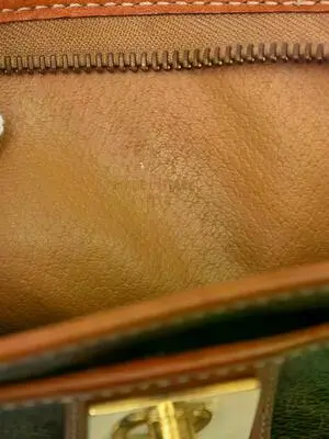 Celine 2012 Macadam Coated Canvas Clutch Bag