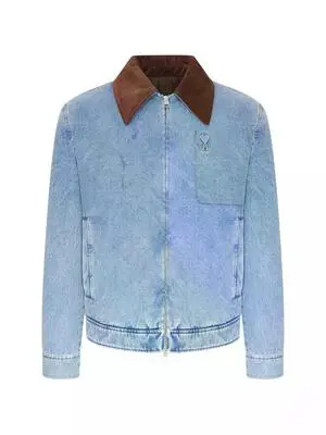 AMI Paris De Coeur Denim Jacket - Blue
