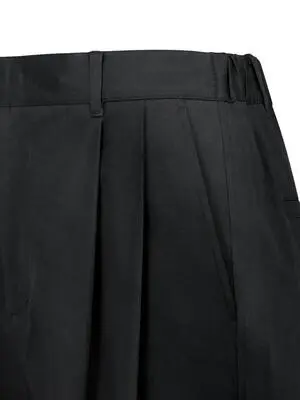 AMOMENTO Two-tuck Wide-leg Trousers
