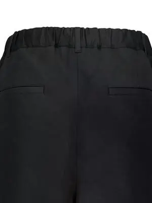 AMOMENTO Two-tuck Wide-leg Trousers