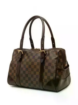 LOUIS VUITTON 2000-2020 Damier Ebene Berkeley Handbag - Brown