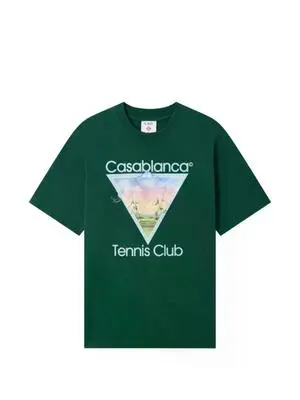 Casablanca Tennis Club Icon T-shirt - Green