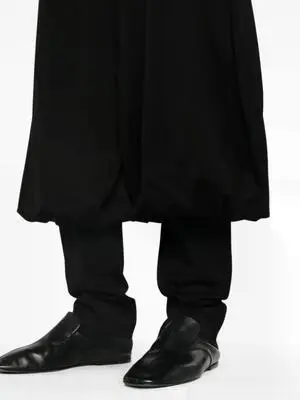 Comme Des Garçons Balloon-hem Layered Trousers