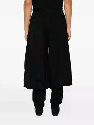Comme Des Garçons Layered Draped Trousers