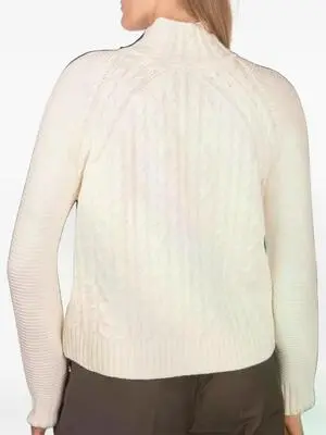 GRAN SASSO Cable-knit Raglan-sleeve Sweater