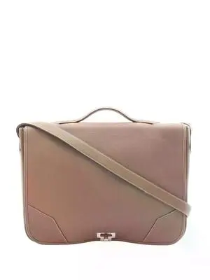 Hermès 2007 Clemence Victoria Messenger Satchel - Brown