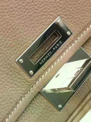 Hermès 2007 Clemence Victoria Messenger Satchel - Brown