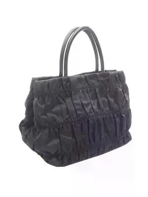 Prada 2013-2026 Tessuto Gaufre Bow Handbag