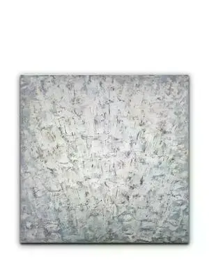 L'OCA NERA Abstract-print Textured Wall Art - White