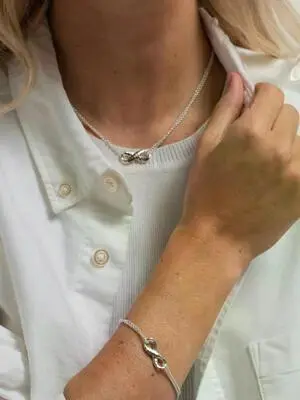 DOWER & HALL Entwined Infinity Bracelet