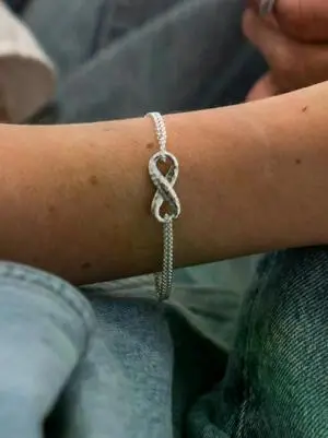 DOWER & HALL Entwined Infinity Bracelet
