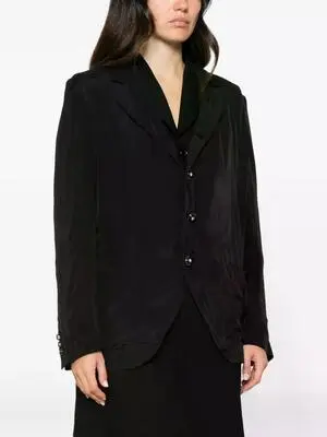 Comme Des Garçons Layered Single-breasted Blazer