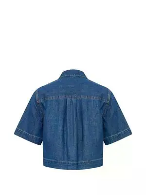 Veronica Beard Spruce Button-down Shirt