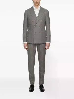 Eleventy Double-breasted Wool Suit