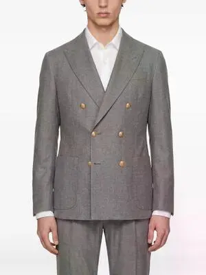 Eleventy Double-breasted Wool Suit