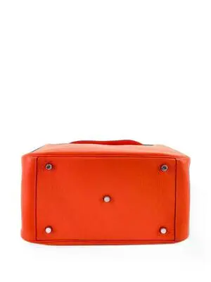 Hermès Lindy Bag Clemence 30 Shoulder Bag - Orange
