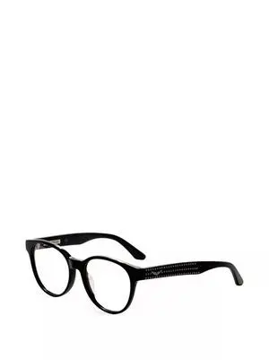 Zadig&Voltaire Stud-embellished Round-frame Glasses - Black