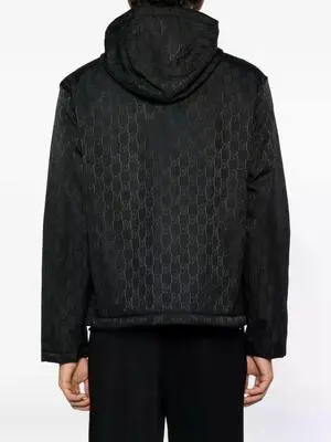 Emporio Armani Logo-monogram Hooded Jacket