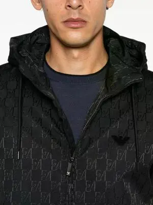 Emporio Armani Logo-monogram Hooded Jacket