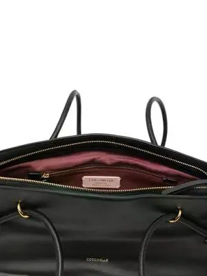 COCCINELLE Logo-print Leather Shoulder Bag