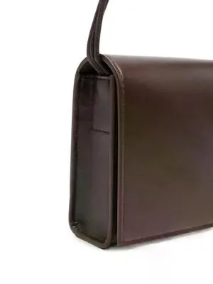 JIL SANDER Tangle Leather Shoulder Bag