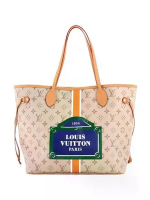 LOUIS VUITTON Neverfull Nm Monopaname Canvas Mm Tote Bag