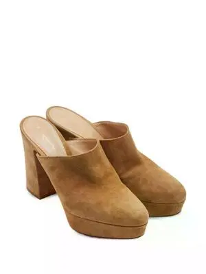 GIANVITO ROSSI Block-heel Mules