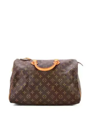LOUIS VUITTON Speedy Handbag Monogram Canvas 35 Satchel