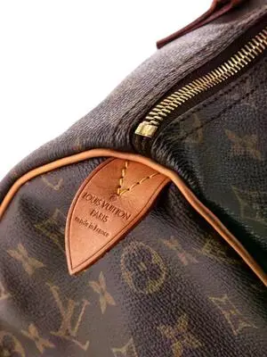 LOUIS VUITTON Speedy Handbag Monogram Canvas 35 Satchel