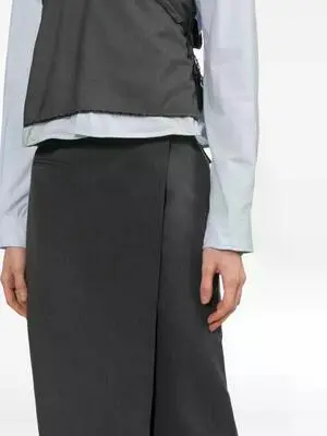 LA PISCINE Asymmetric Long Jacket