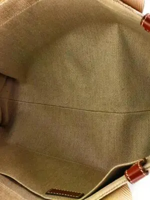 Chloé Woody Canvas With Leather Medium Tote Bag