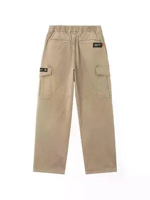 Izzue Logo-patch Cargo Pants - Neutrals