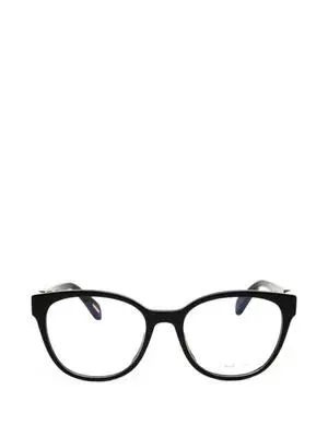 Chopard Round-frame Glasses - Black