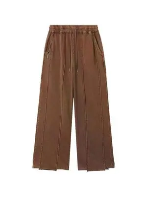 MINI CREAM Exposed-seam Drawstring Trousers