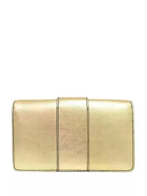 Burberry 2000-2017 Metallic Calfskin Buckle Crossbody Bag
