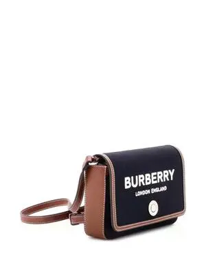 Burberry New Hampshire Canvas Small Shoulder Bag - Black