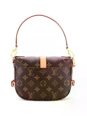 LOUIS VUITTON Saumur Handbag Monogram Canvas Bb Crossbody Bag - Brown