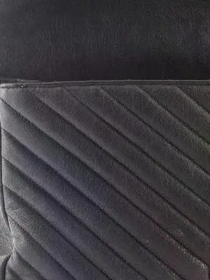Saint Laurent Classic Monogram College Bag Matelasse Chevron Leather Large Shoulder Bag