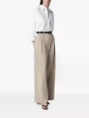 ANINE BING Lou Pleated Trousers