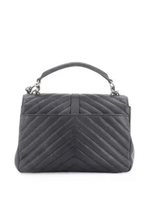 Saint Laurent Classic Monogram College Bag Matelasse Chevron Leather Medium Crossbody Bag
