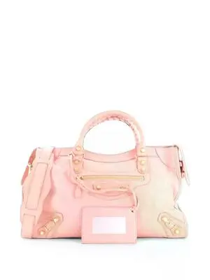 Balenciaga City Giant Studs Bag Leather Medium Satchel