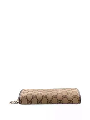 Gucci Zip Around Wallet Gg Canvas Long Small Wallets