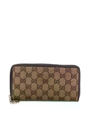Gucci Zip Around Wallet Gg Canvas Long Small Wallets