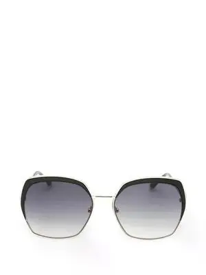Guess Geometric-frame Sunglasses - Gold