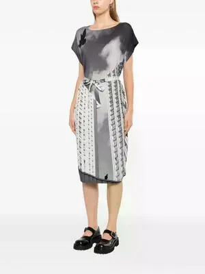 AGNES B. Gouh Midi Dress