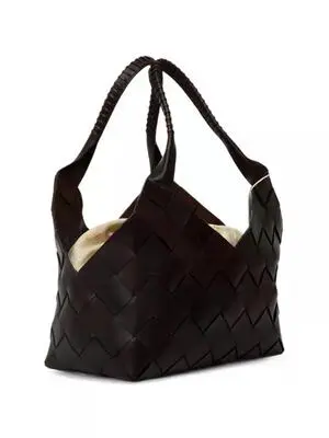 Dragon Diffusion Castello Woven Leather Tote Bag