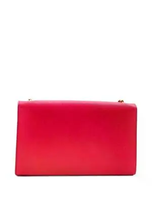 Saint Laurent Classic Monogram Grainy Leather Medium Crossbody Bag - Pink