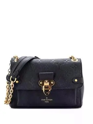 LOUIS VUITTON Vavin Handbag Monogram Empreinte Leather Bb Crossbody Bag - Black
