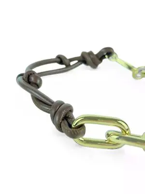 Plan C Leather-rope Chain Necklace